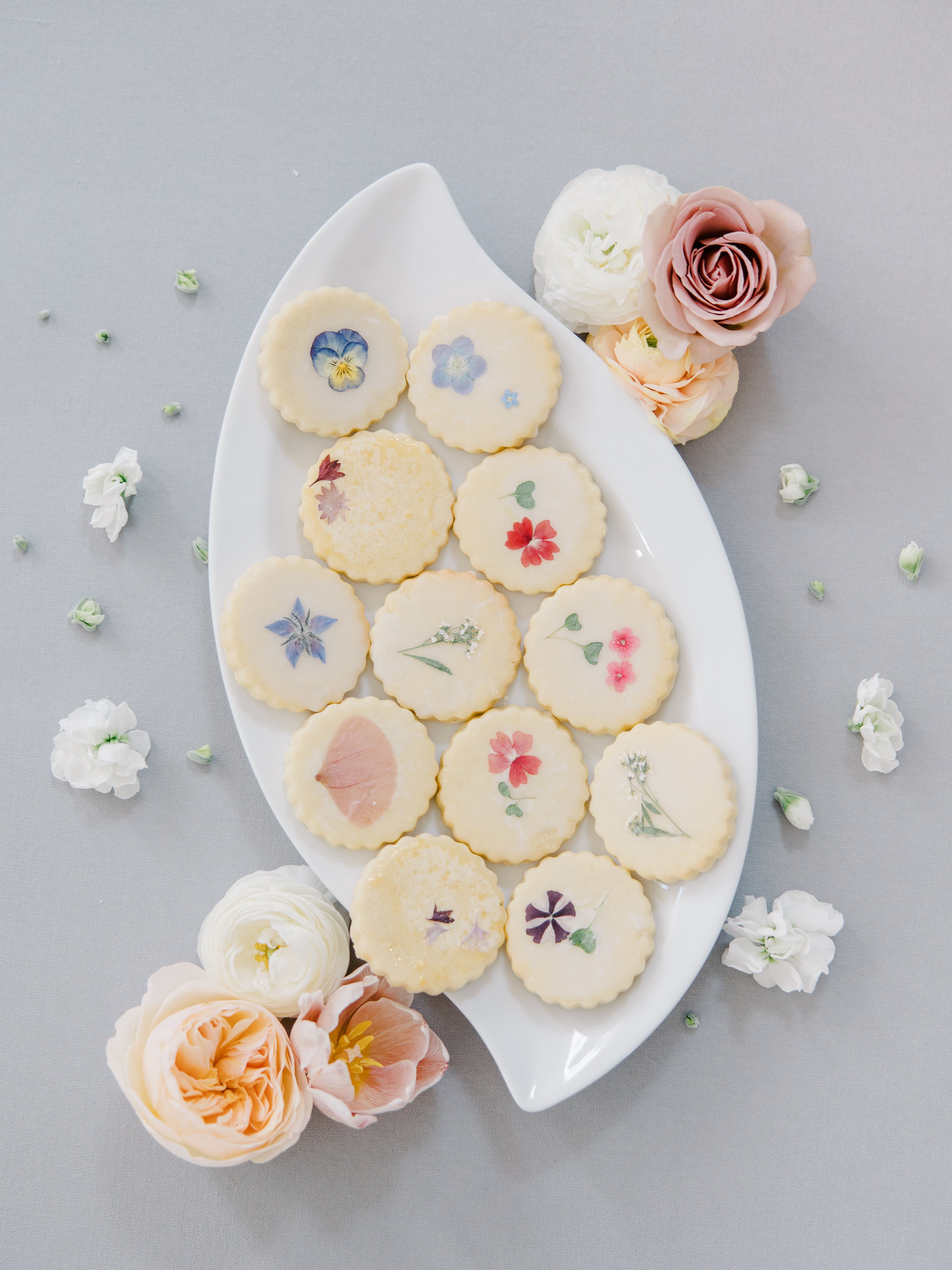 Wedding + Special Event Shortbread Cookies | Sweet Botanical Bakes